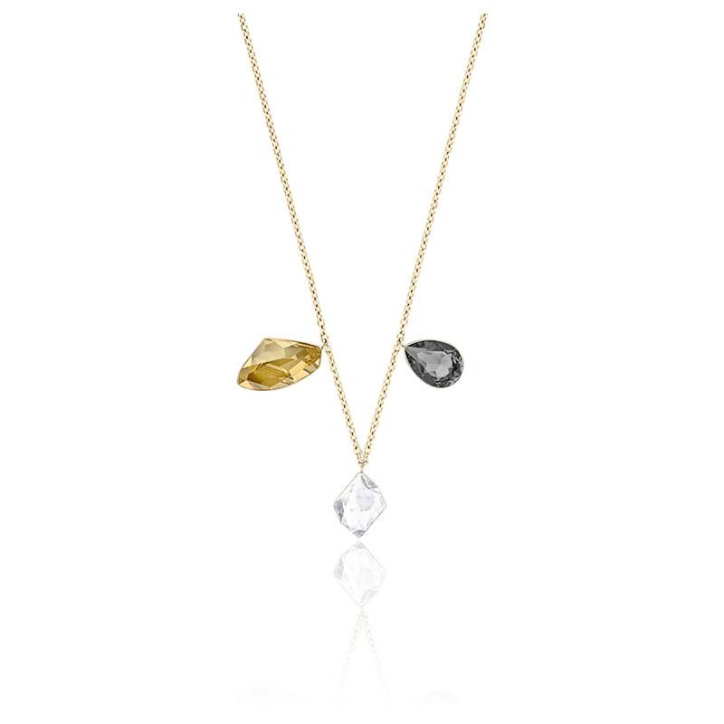 Collier Prisma, multicolore, Métal doré - Swarovski - Ocarat