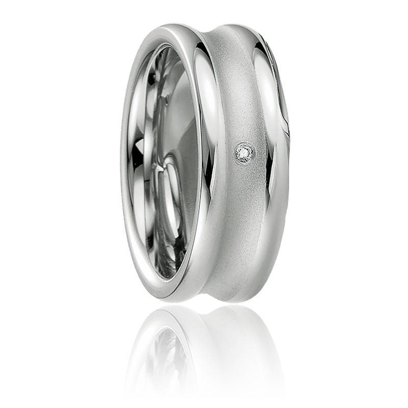 Alliance Corinthe Argent 925 & Diamant - Breuning - Ocarat
