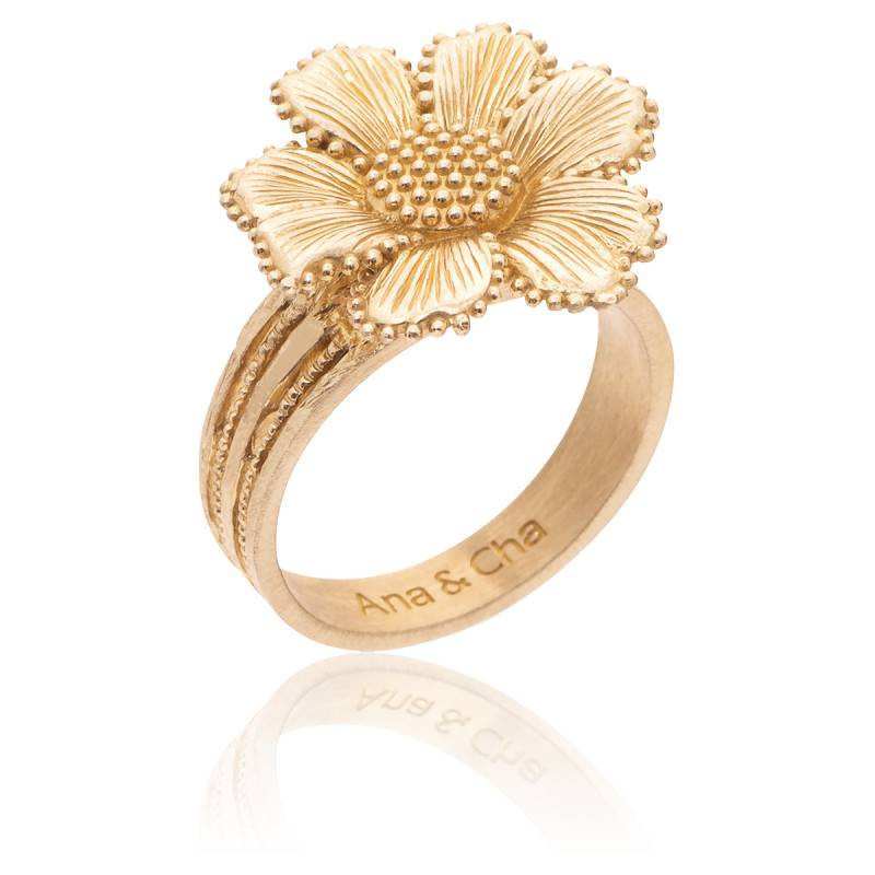 Bague Flora Plaqué Or jaune - Ana et Cha - Ocarat