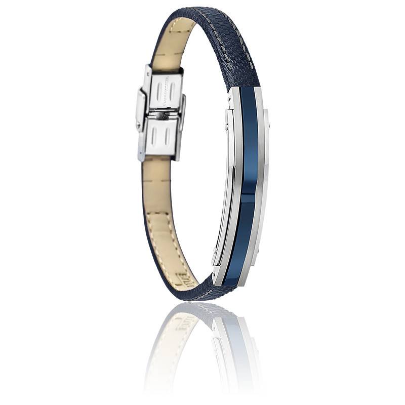 Bracelet Lotus Style Urban Man Cuir Bleu LS1809-2/2 - Lotus - Ocarat