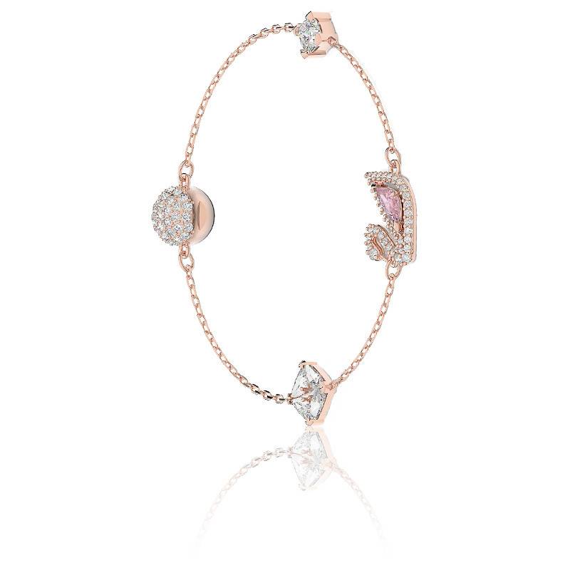 Bracelet Dazzling Swan, Cristaux & Métal 5485877- Swarovski - Ocarat