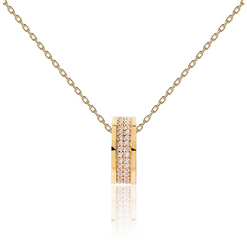 Collier Atlas Plaqué Or CO01-438-U - Pdpaola - Ocarat
