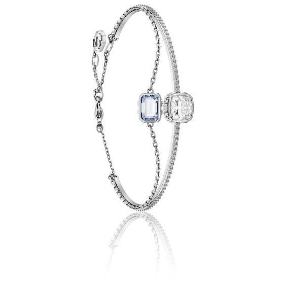 Bracelet Jonc Métal Rhodié & Cristaux - 5668244 - Swarovski - Ocarat
