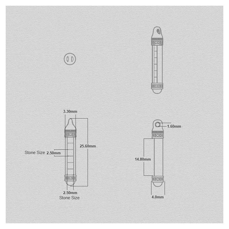 Collier Saphirs Verts & Diamants Or Rose, 42 cm - Aurora - Ocarat