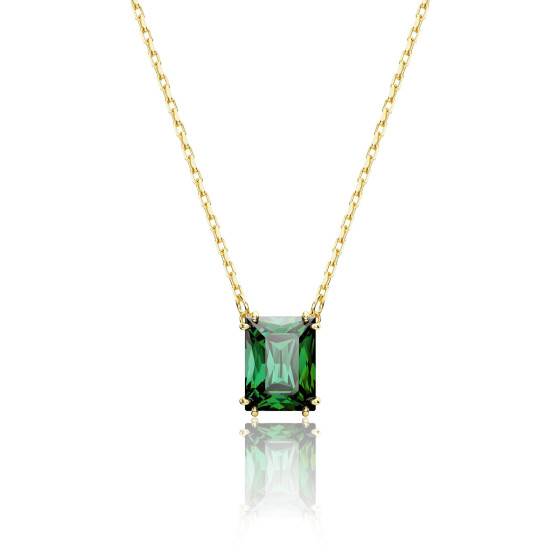 Collier Matrix Métal & Cristal Vert - 5677141 - Swarovski - Ocarat