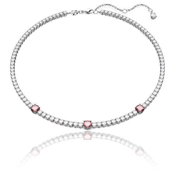Collier Matrix Métal & Cristaux Rose -5666165 - Swarovski - Ocarat