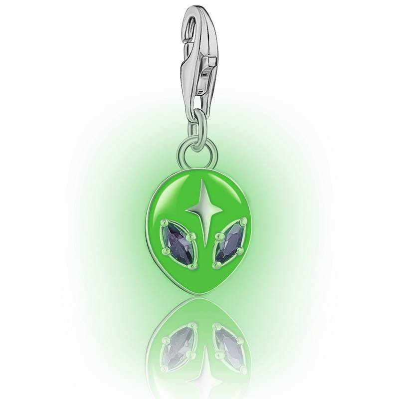 Pendentif Alien Vert en Argent 925 2050-041-6 - Thomas Sabo - Ocarat