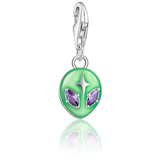 Pendentif Alien Vert en Argent 925 2050-041-6 - Thomas Sabo - Ocarat
