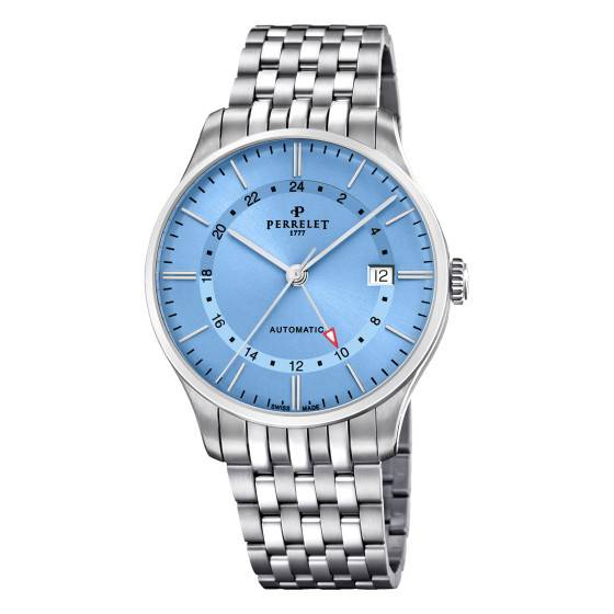 Montre Weekend GMT Ice Blue A1304 - Perrelet - Ocarat