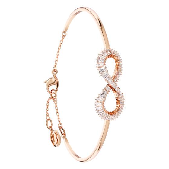 Bracelet Hyperbola Infinity Métal Rose & Cristaux-Swarovski - Ocarat