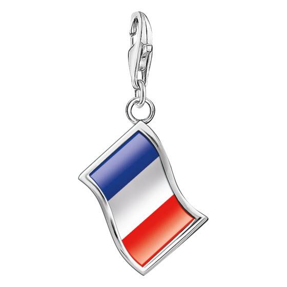 Pendentif Charm Drapeau Français en Argent - Thomas Sabo - Ocarat