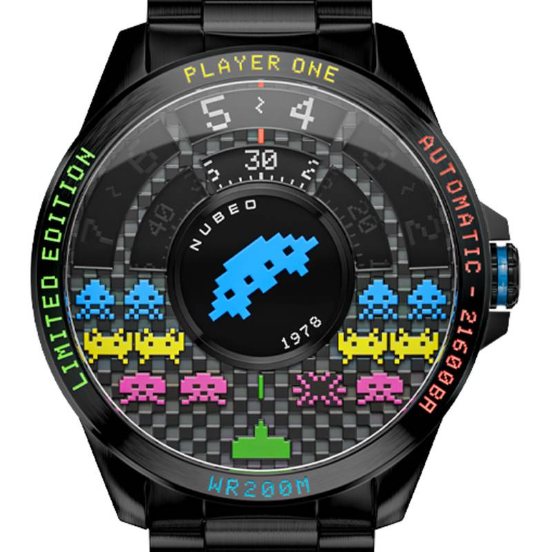 Montre Quasar Automatic Dark Matter NB-6082-SI-44 - Nubeo - Ocarat Montre Quasar Automatic Dark Matter NB-6082-SI-44 - Nubeo - Ocarat