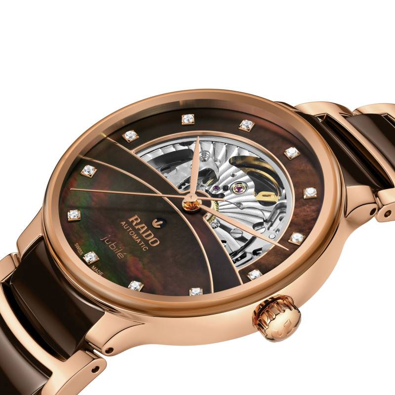 Montre Centrix Automatic Diamonds Open Heart R30028902-Rado - Ocarat