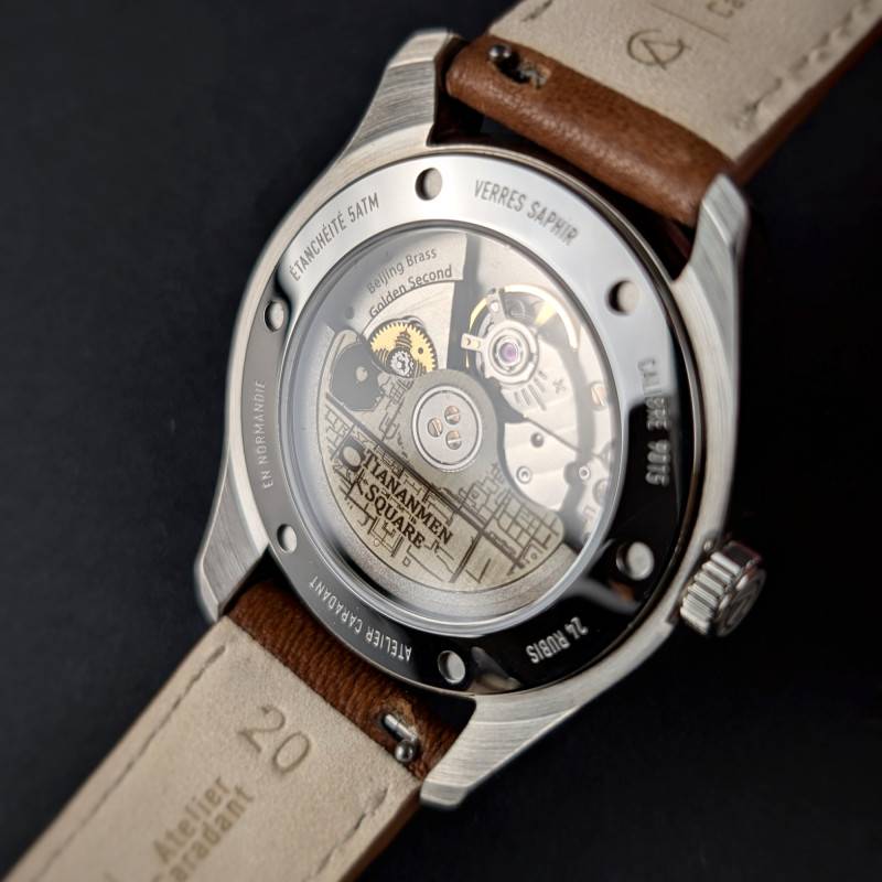 Montre Beijing Brass Golden Second - Atelier Caradant - Ocarat