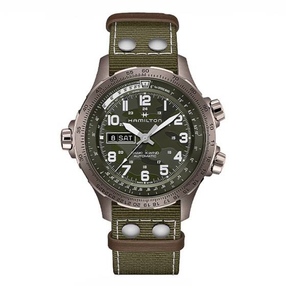 Montre Khaki Aviation X-Wind Day Date H77775960 - Hamilton - Ocarat