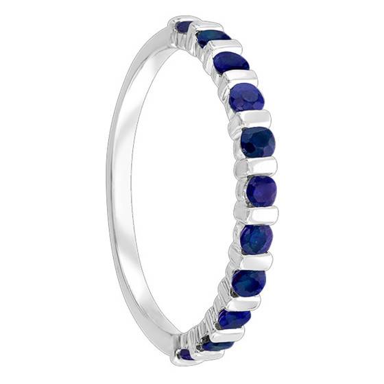 White Gold Ring & 11 Sapphires - Aurora - Ocarat
