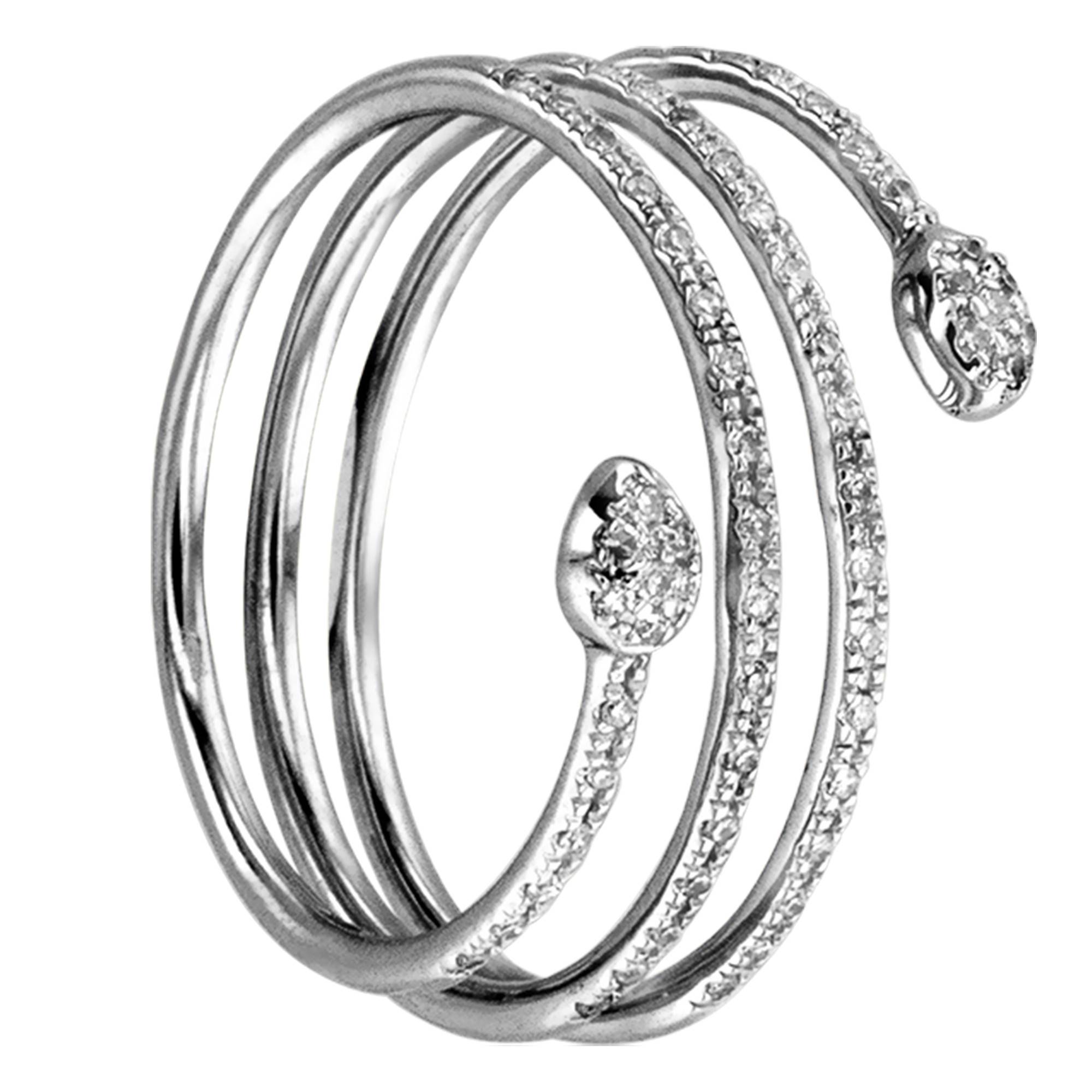 Bague Spirale Lsonge Bague Sublime Spirale Stone Or