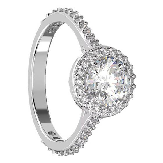 Bague Constella grise en Métal&Pierres -5642625- Swarovski - Ocarat