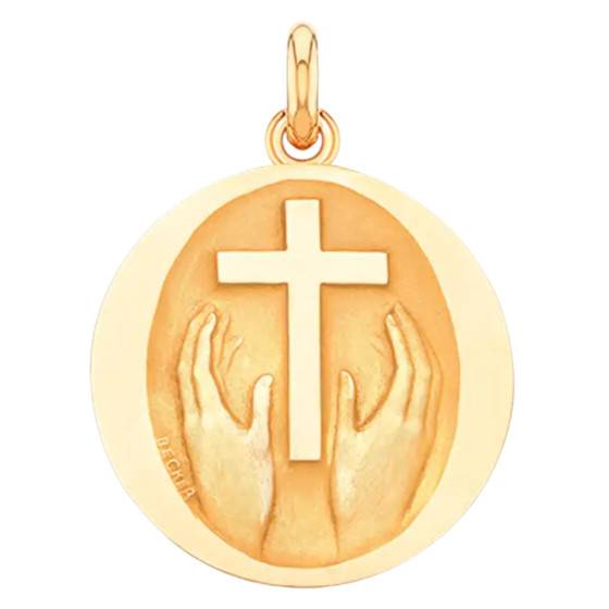 Médaille Credo Deo Or Jaune 750 - Becker - Ocarat