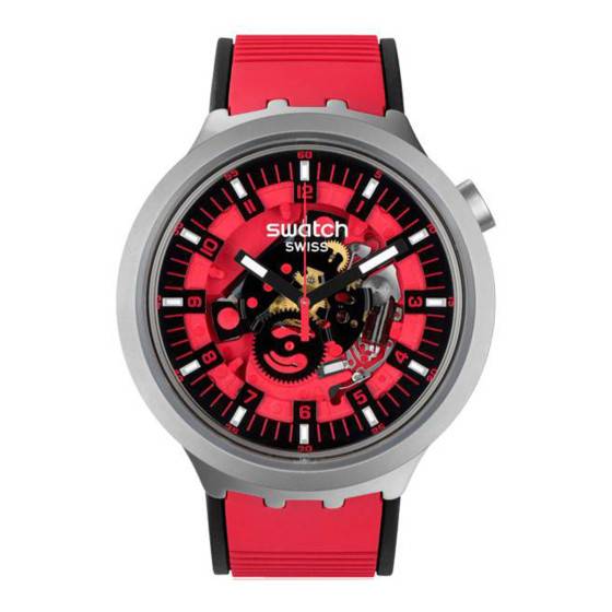 Montre Big Bold Irony Red Juicy SB07S110 - Swatch - Ocarat