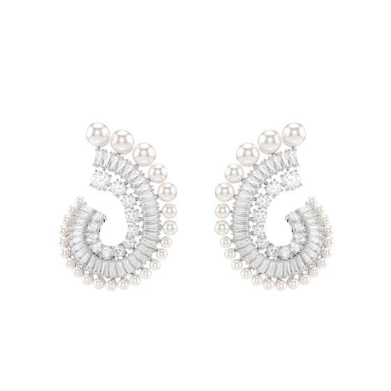Boucles d'oreilles Métal Rhodié Perles 5720869 - Swarovski - Ocarat