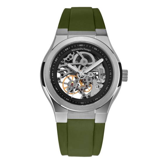 Montre MTEpsilon Skeleton Kaki - Maison Du Temps - Ocarat