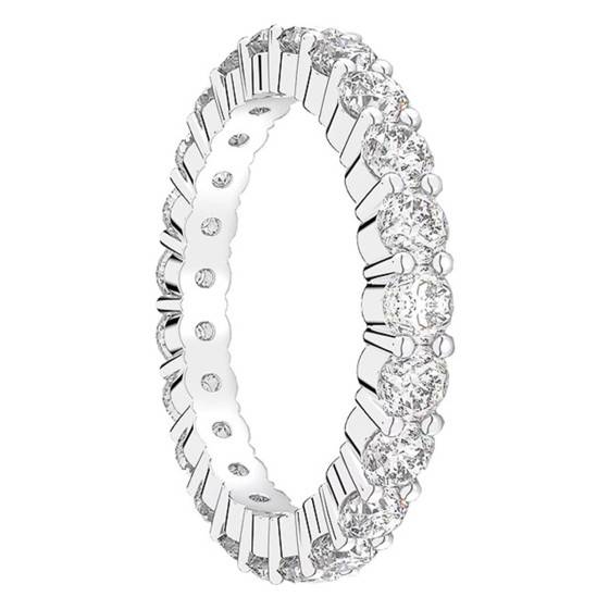 Bague Vittore XL, Blanche, Métal Rhodié -5257516-Swarovski - Ocarat