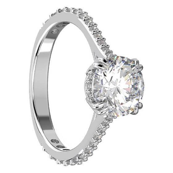 Bague Constella Ronde, Métal Rhodié - R5645250 - Swarovski - Ocarat