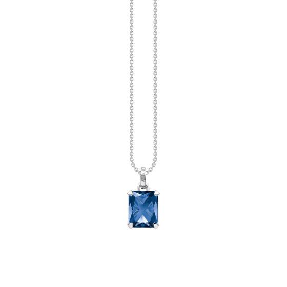 Collier Pierre Bleue Argent 925 -KE1964-699-1- Thomas Sabo - Ocarat