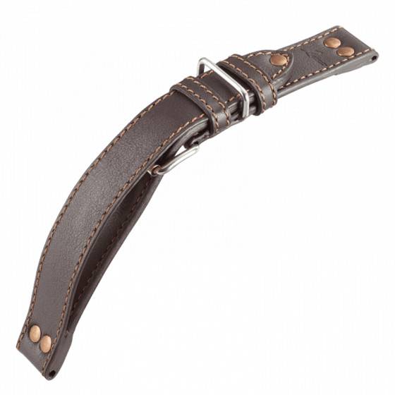 Bracelet de montre cuir marron 18mm 402141 - Laco - Ocarat