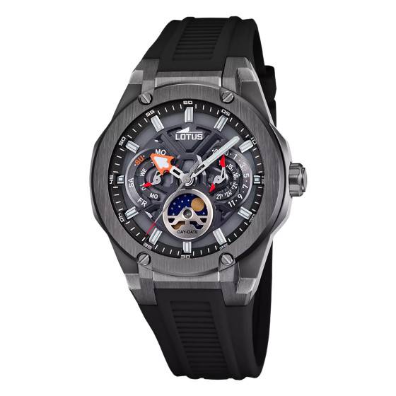 Black Vortex Watch 18946/6 - Lotus - Ocarat